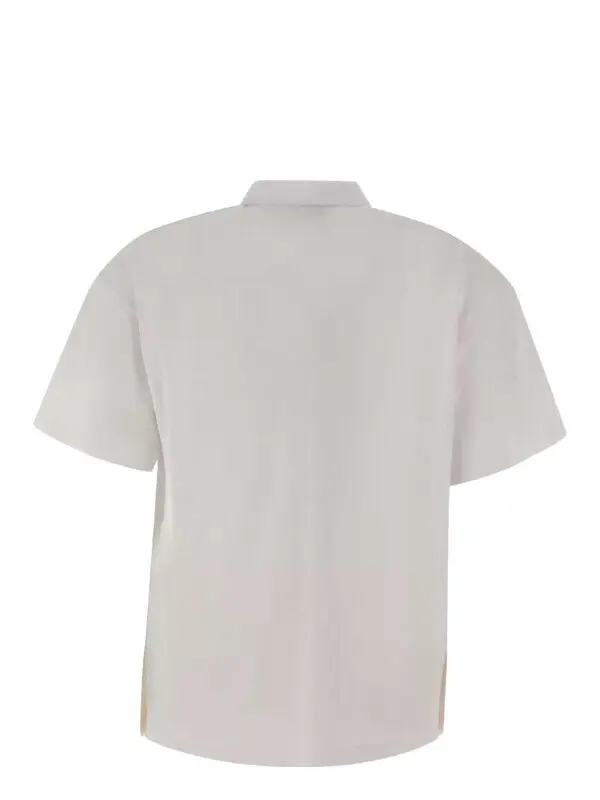 COLMAR Piqué Side-slit Polo Top - White
