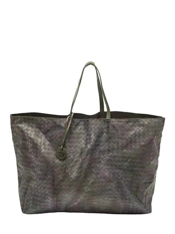Bottega Veneta Intrecciato Tote Bag - Grey