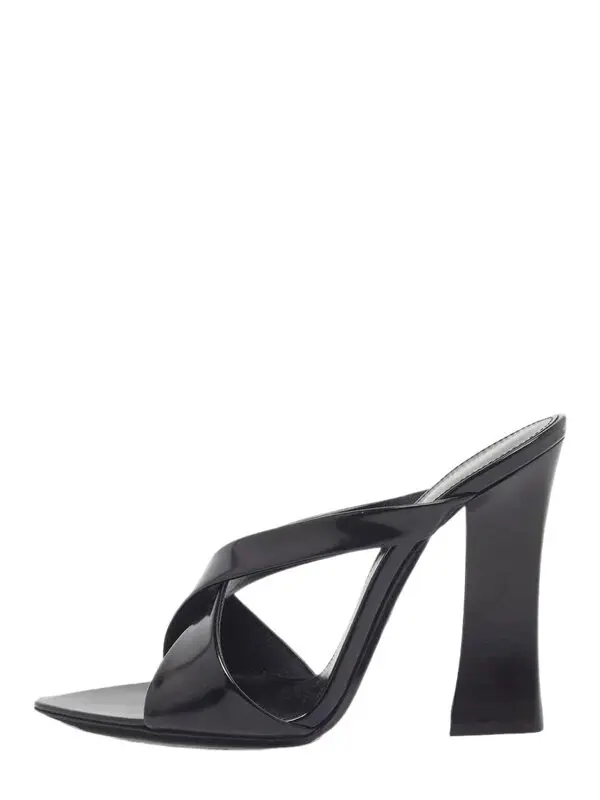 Saint Laurent Eva Criss-cross Sandals - Black