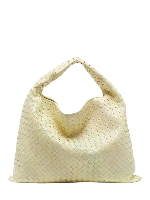 Bottega Veneta Hop Intrecciato Shoulder Bag - Neutrals