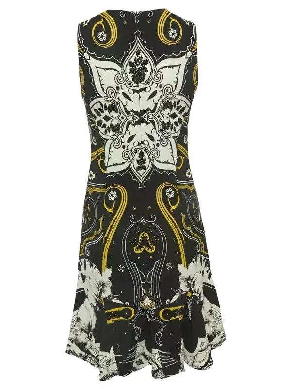 Etro Sleeveless Printed Mini Dress - Black