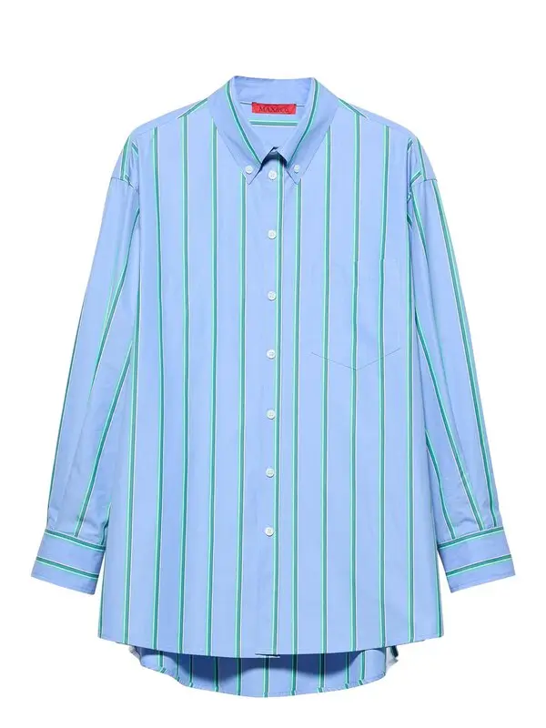 Max & Co. Stripe Plot Twist Shirt - Blue