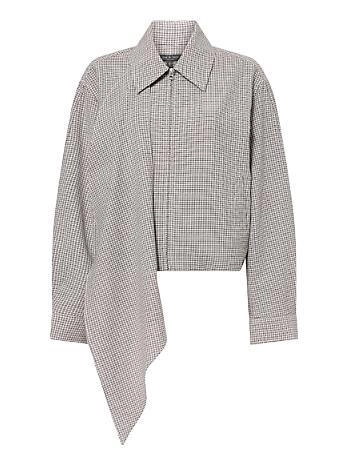 Rag & Bone Krista Checked Wool Jacket - Blackpld