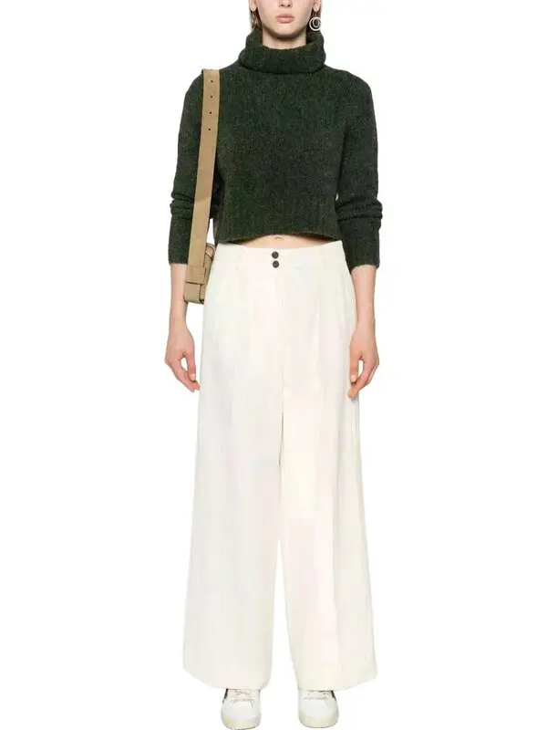 ALLSAINTS Payton Striped Twill Trousers - Neutrals