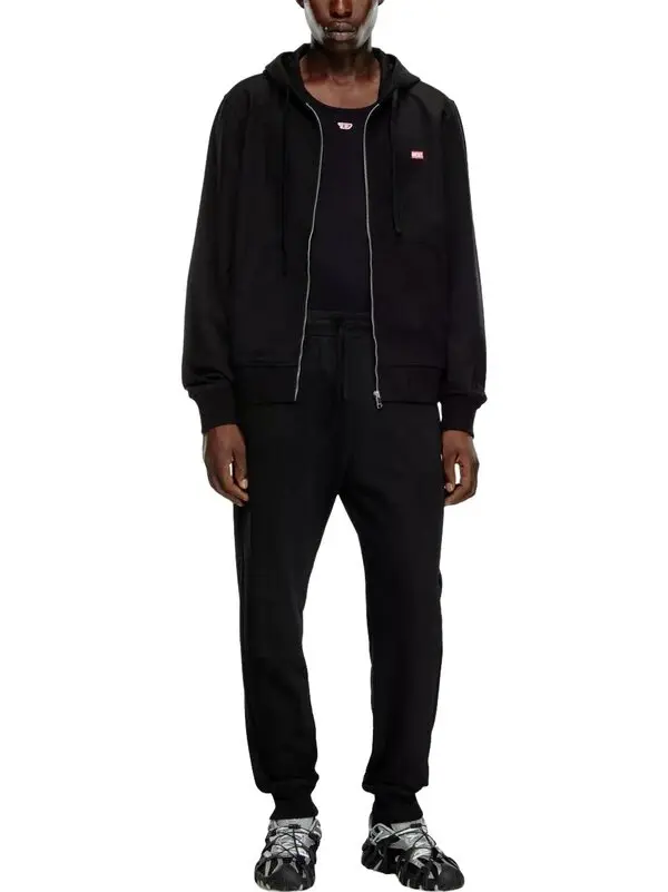 DIESEL® S-ginn-hood-zip-k13 Sweatshirt - Black