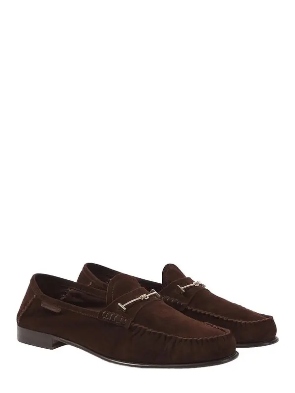 TOM FORD Suede Loafers - Brown
