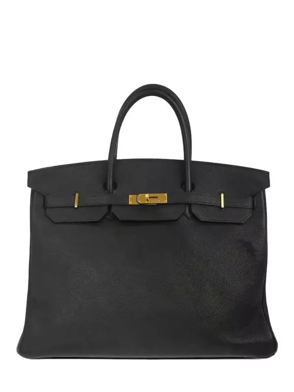 Hermès 1999 Birkin 40 Handbag - Black