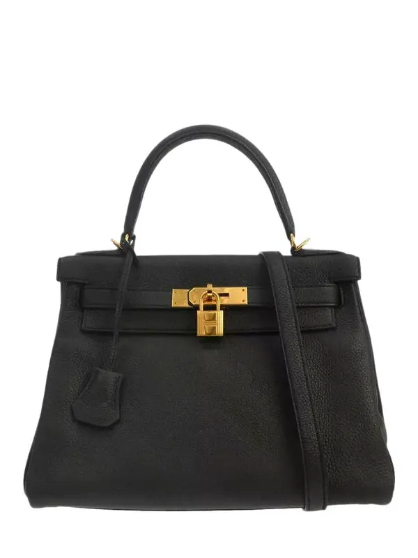 Hermès Kelly 28 Retourne Tote Bag - Black