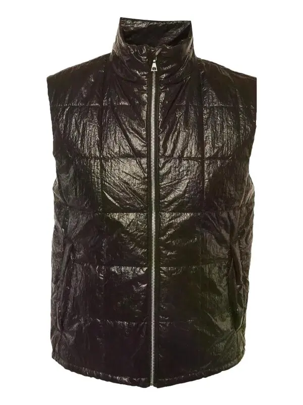 John Elliott Quilted Zip-up Gilet - Black