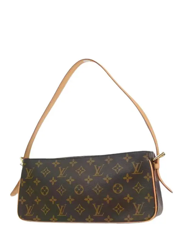 LOUIS VUITTON Monogram Canvas Shoulder Bag - Brown