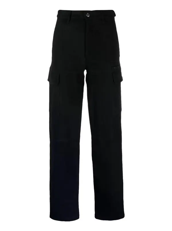 DAILY PAPER Ezea Straight-leg Cargo Trousers - Black