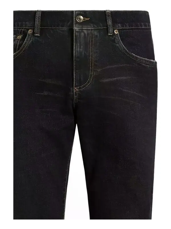 Dolce & Gabbana Denim Trousers - Black