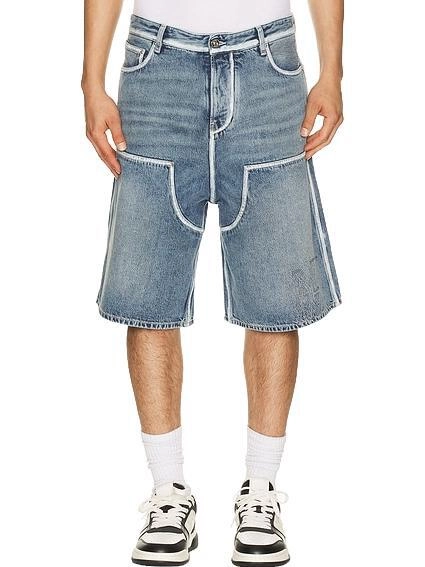 Amiri Ma Denim Carpenter Short - Pacific