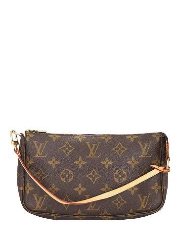 LOUIS VUITTON Monogram Pochette Accessoires Shoulder Bag - Brown
