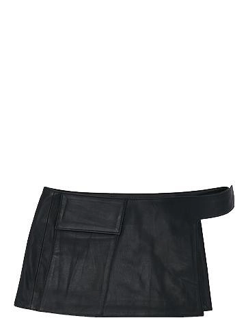 ST. AGNI Utility Leather Belt - Black