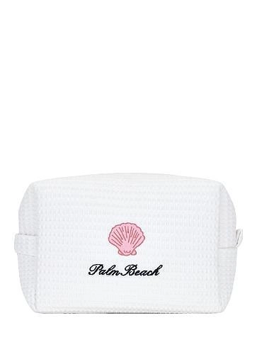 ABBODE Palm Beach Waffle Pouch - Cloud
