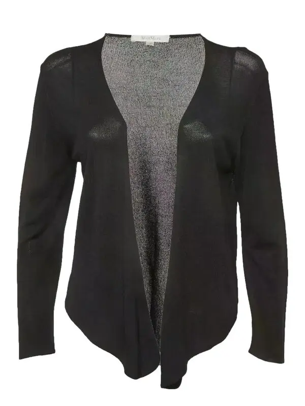 Max Mara Knit Open-front Cardigan - Black
