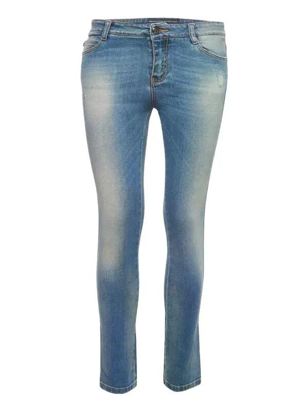 Ermanno Scervino Distressed Skinny Jeans - Blue