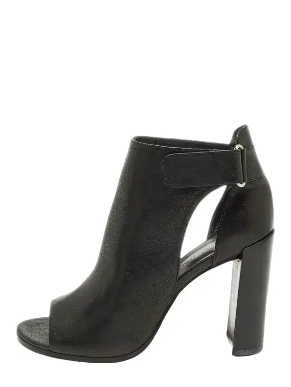 STUART WEITZMAN Openhouse Peep-toe Ankle Boots - Black