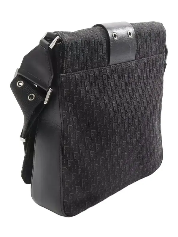 Dior Trotter Canvas Crossbody Bag - Black