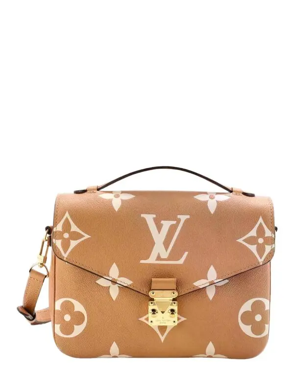 LOUIS VUITTON Pochette Métis Monogram Empreinte Giant Bag - Neutrals