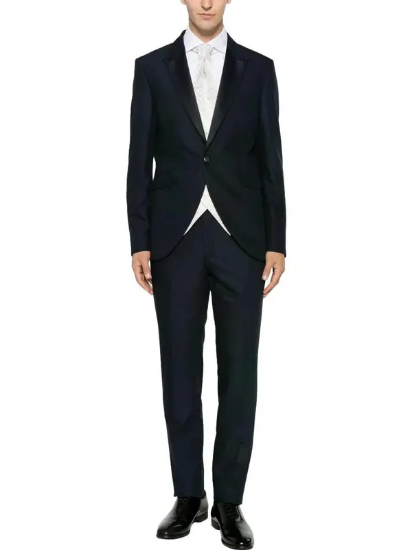 CARLO PIGNATELLI Peaked-lapel Suit - Blue