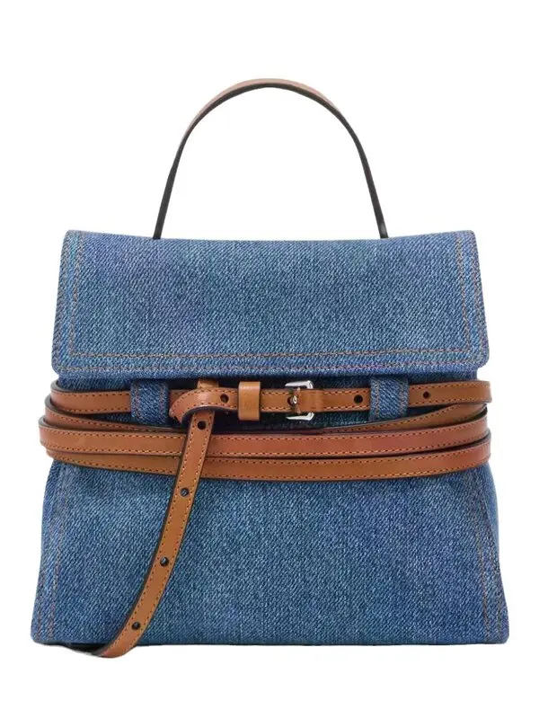 Moschino Tie Me Small Clutch - Blue