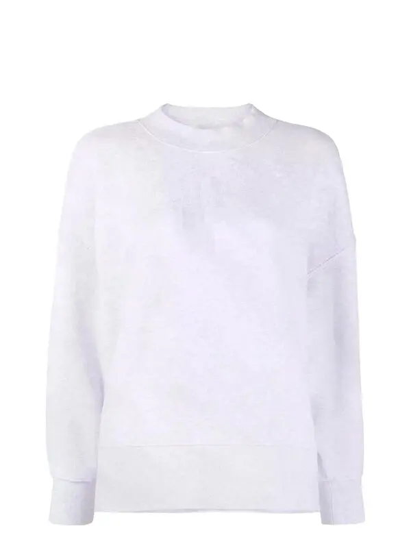 Palm Angels Cotton Logo Print Sweatshirt - Grey