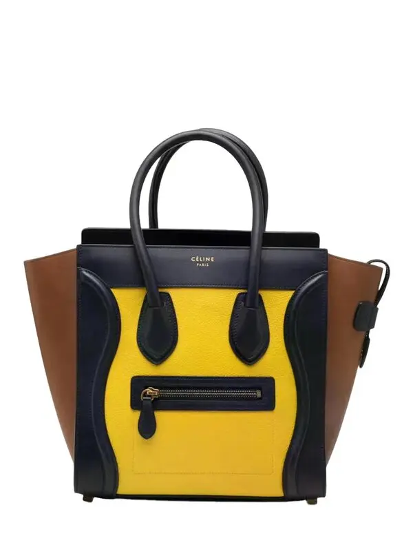 Celine Micro Luggage Tote Bag - Black