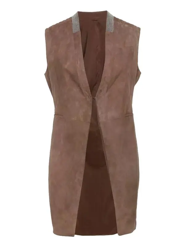 Brunello Cucinelli Sleeveless Waistcoat - Brown