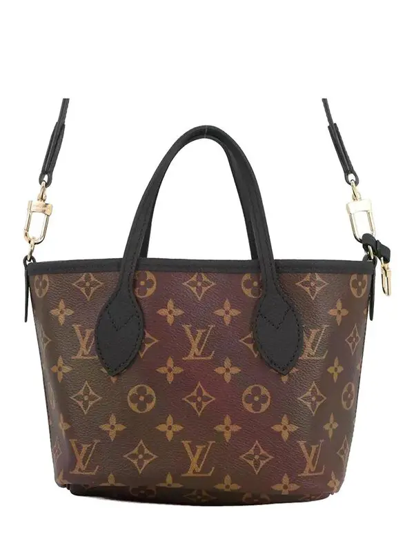 LOUIS VUITTON 2021-2026 Monogram Neverfull Bandouliere Inside Out Bb Satchel - Brown