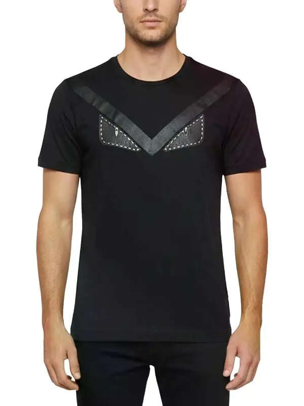 Fendi Bag Bugs Cotton T-shirt - Black