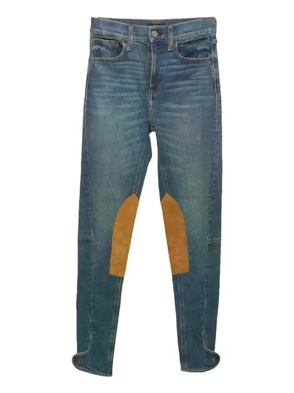 Polo Ralph Lauren Suede Patch Jeans - Blue