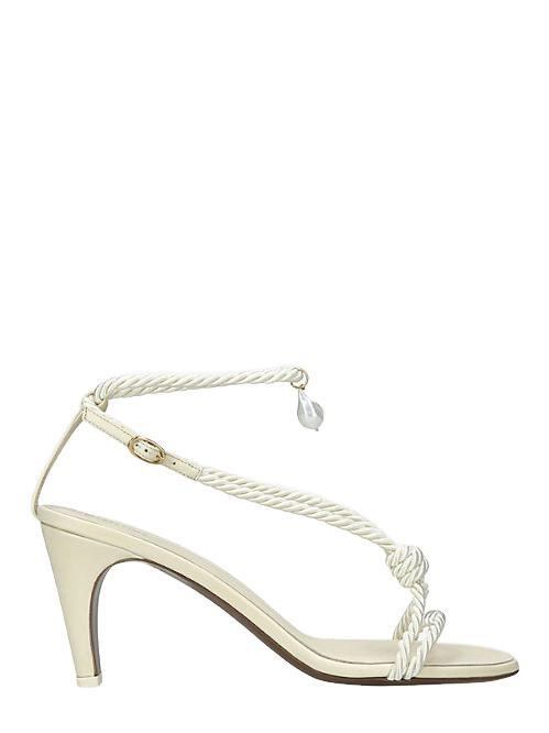 NEOUS Garnet Rope Leather Heels - Bone