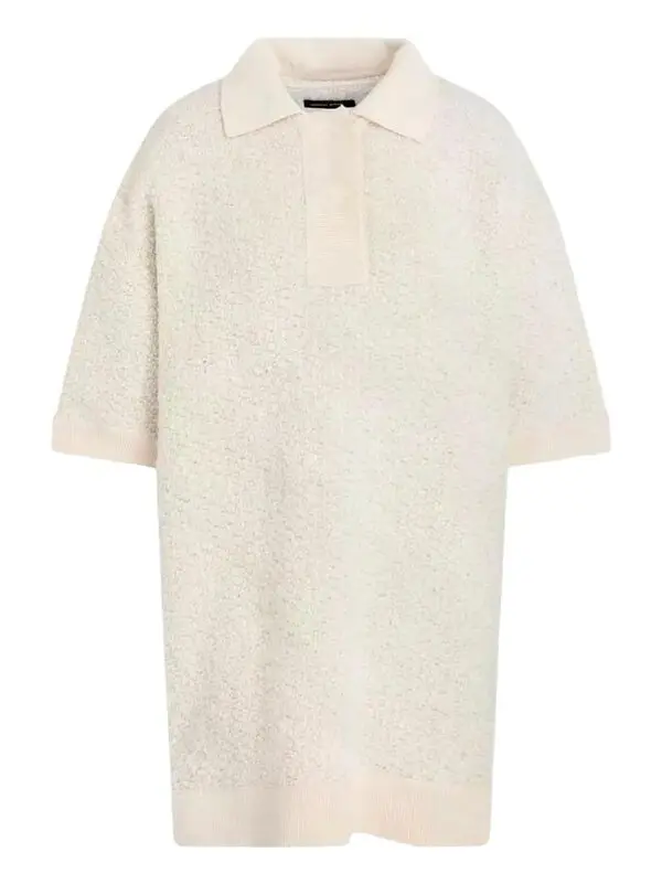 Isabel Marant Étoile Imelda Bouclé Polo T-shirt - Neutrals