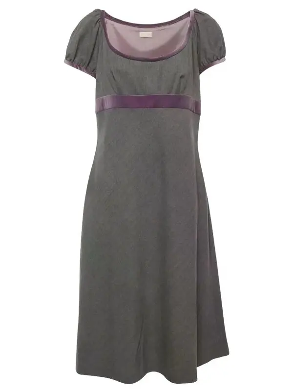 Valentino Garavani Empire Waist Dress - Grey