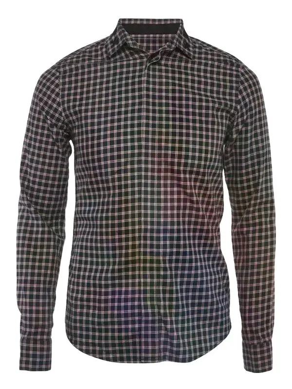 Givenchy Checked Slim-fit Shirt - Blue