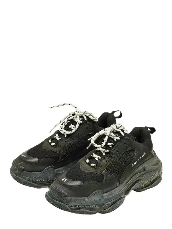 Balenciaga Triple S Mesh Sneakers - Black