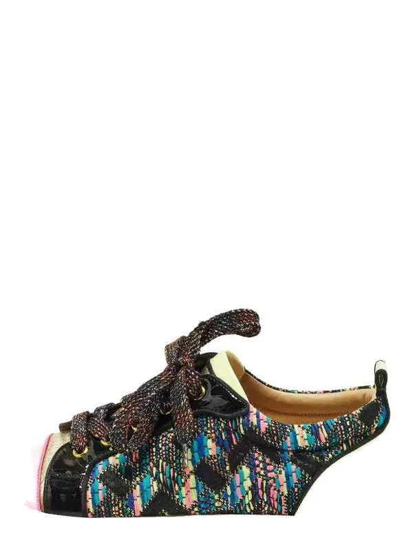 CHRISTIAN LOUBOUTIN Lace-up Sneakers - Black
