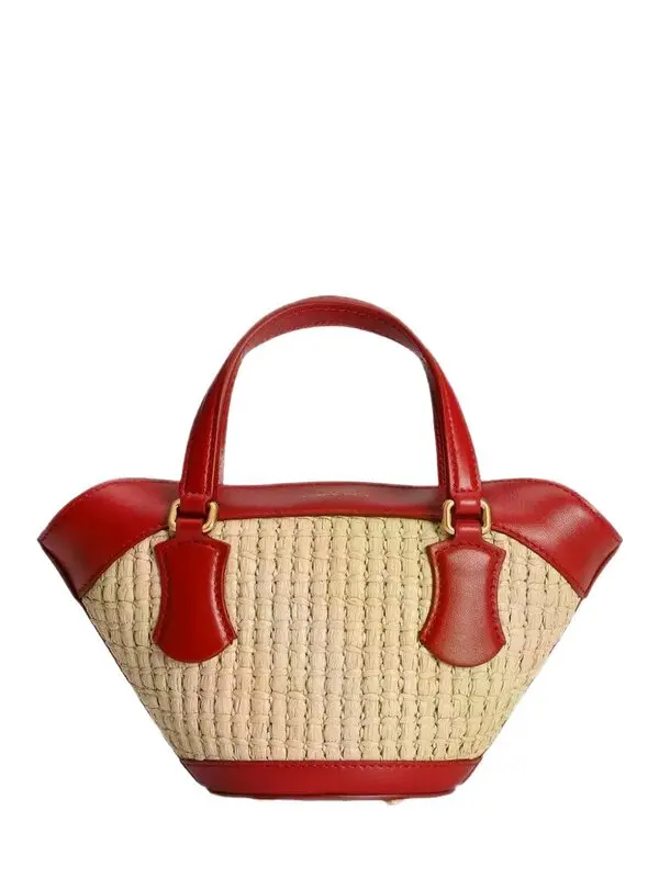 Dolce & Gabbana Raffia Capri Bag - Neutrals
