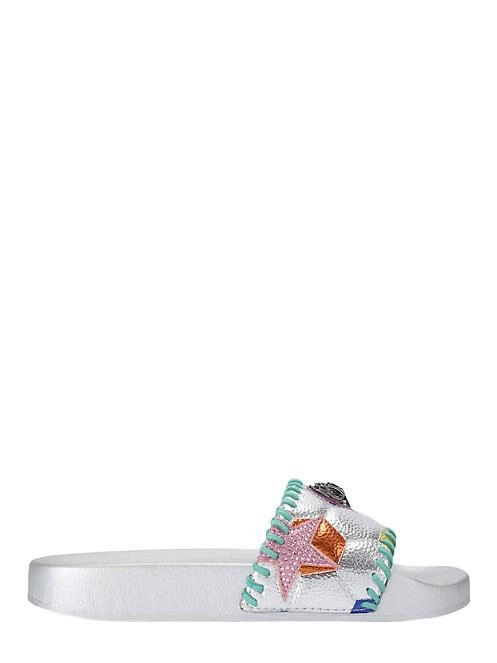 Kurt Geiger Faux-leather Embellished Slides - Mult/other