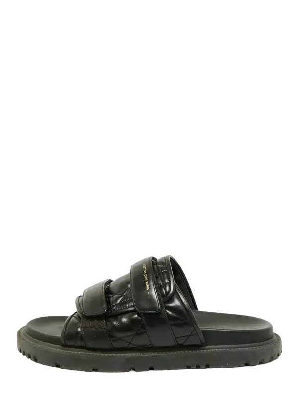 Dior D-wander Quilted Leather Sandals - Black