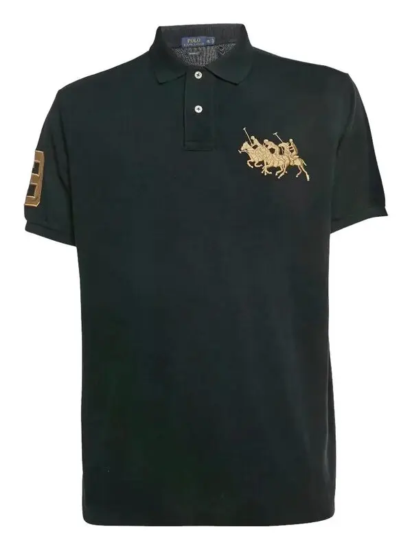 Polo Ralph Lauren Custom Fit Pique Polo Shirt - Green