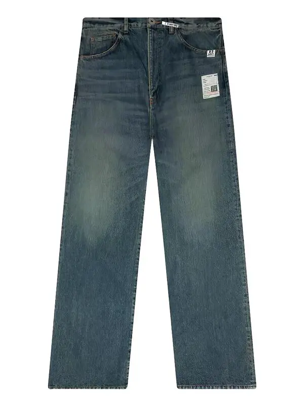 Mihara Yasuhiro Flare Tapered Jeans - Blue