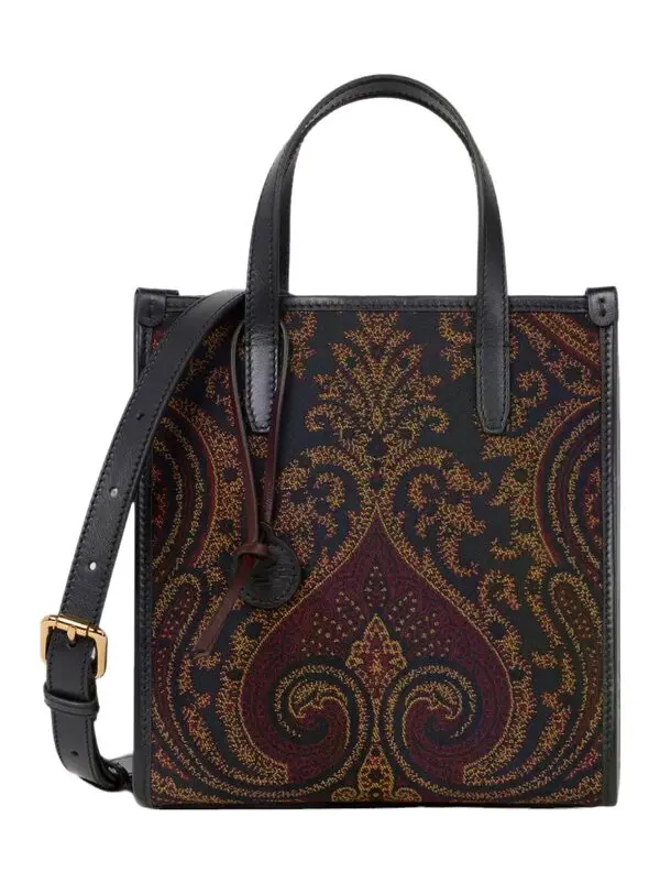Etro Love Trotter Jacquard Paisley Tote Bag - Blue