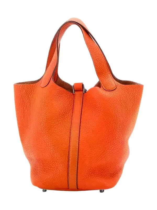 Hermès Picotin Lock Bag Clemence Pm - Orange