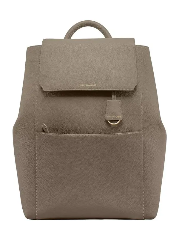 MAISON DE SABRE Leather Backpack - Grey