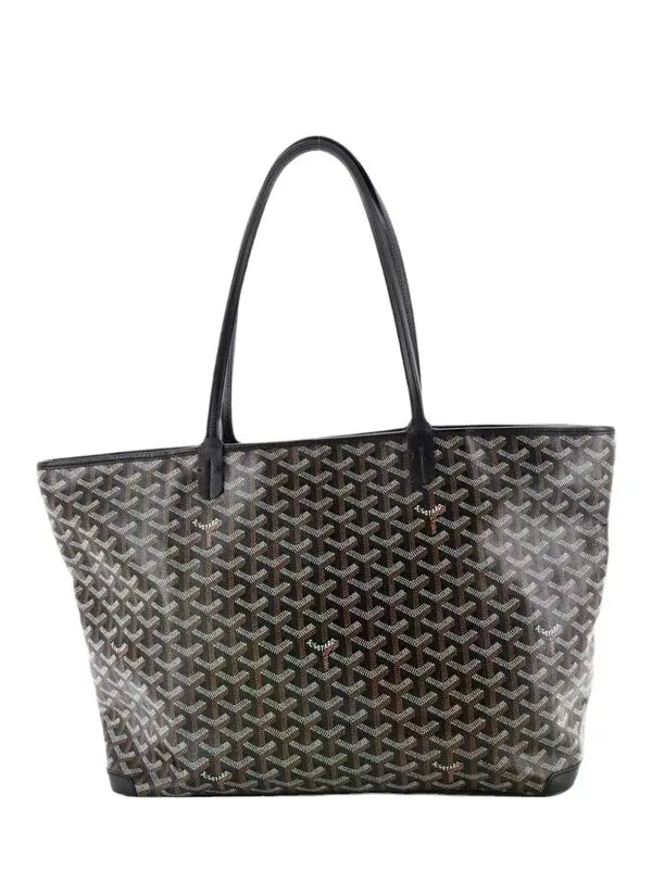 Goyard Artois Tote Coated Canvas Shoulder Bag - Black