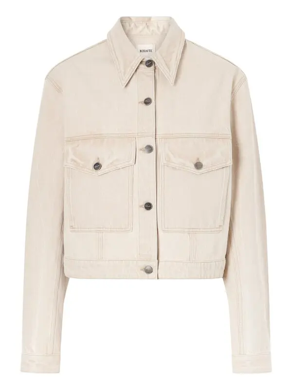 Khaite Tomer Denim Jacket - Neutrals
