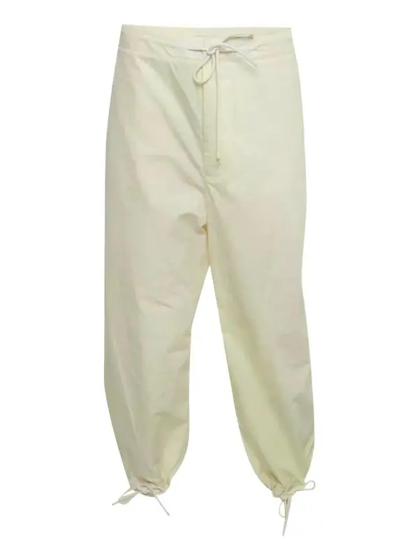 Moncler Logo Patch Trousers - Neutrals